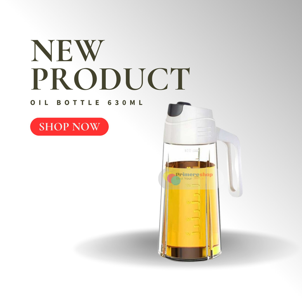 680ml Aesthetic Glass Cooking Oil Bottle | Shopee Philippines