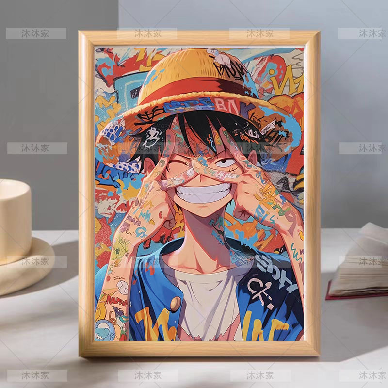 One Piece Luffy diy Two-Dimensional Photo Frame Japanese Style Sophie ...
