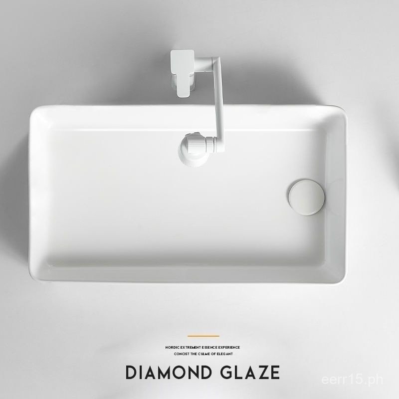 Washing Machine Countertop Basin Ultra Narrow Left and Right Side Drain ...