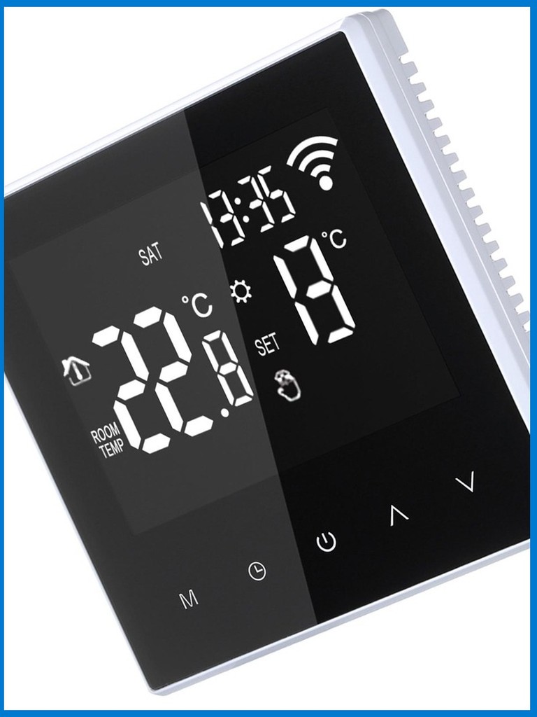 Wi-Fi Smart Thermostat Digital Temperature Controller APP Control Weekly Circulation ...