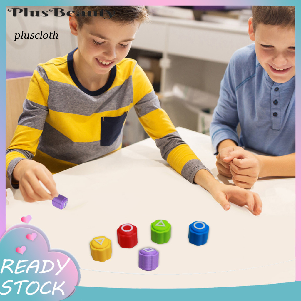 Colorful Dice Game Kids Adults Pebble Toy Korean Traditional Stone ...