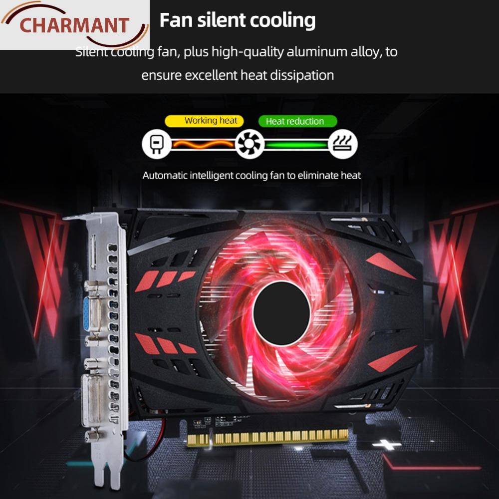 GT730 Desktop PC Graphics Cards HD+VGA+DVI DDR3 4GB Gaming Graphics ...