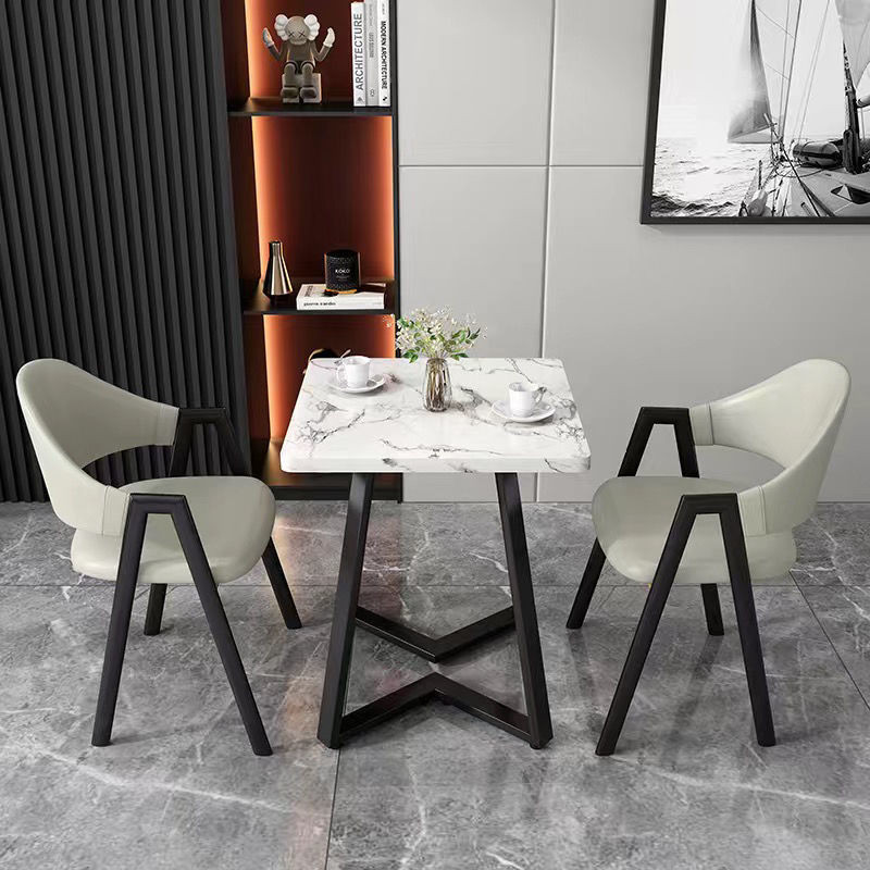 Dining Table and Chairs Set for Small Apartments, Reception and Meeting ...