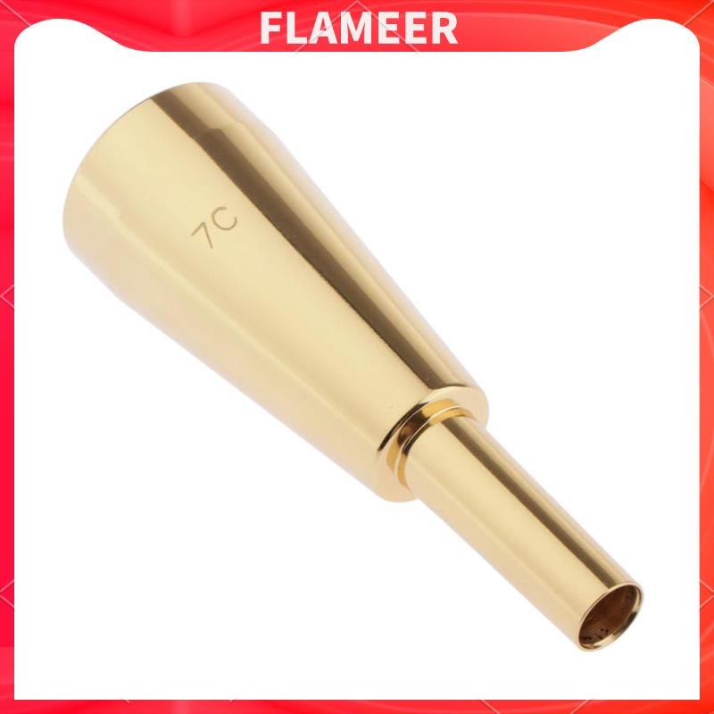 [Flameer] Trumpet Mouthpiece Replacement 7C Size Gold/ Musician ...