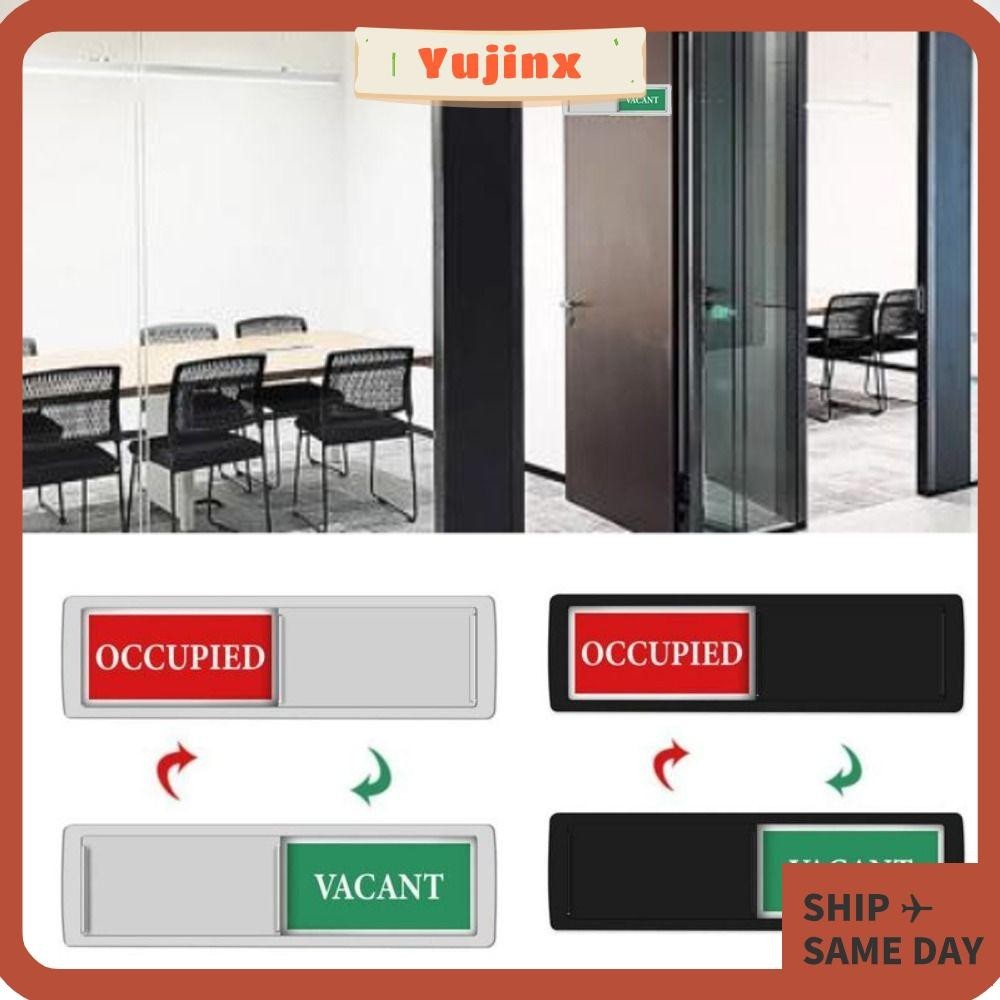 YUJINX Office Door Sign, Waterproof VACANT OCCUPIED Reminder Signs ...