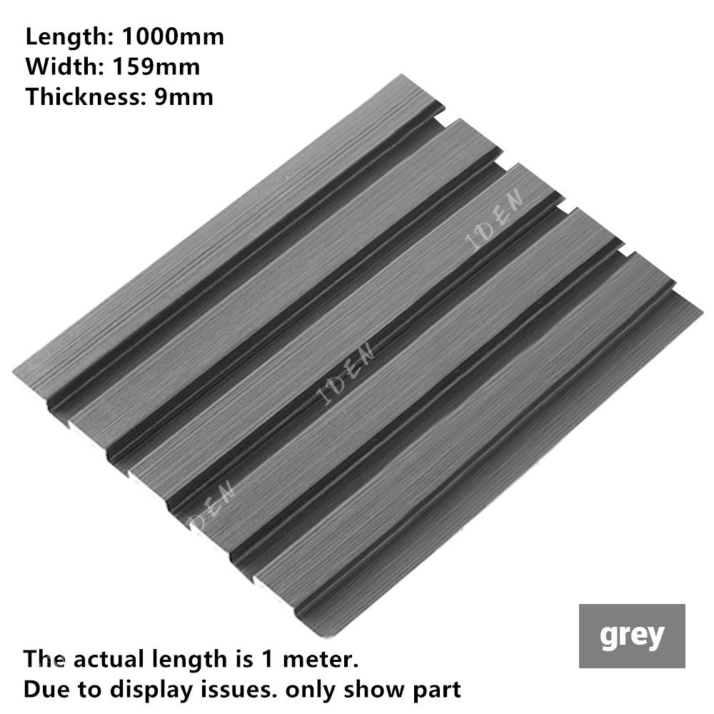 WPC Wallpaper Solid Wood Panel Board Fluted Wall Sticker TV Background ...