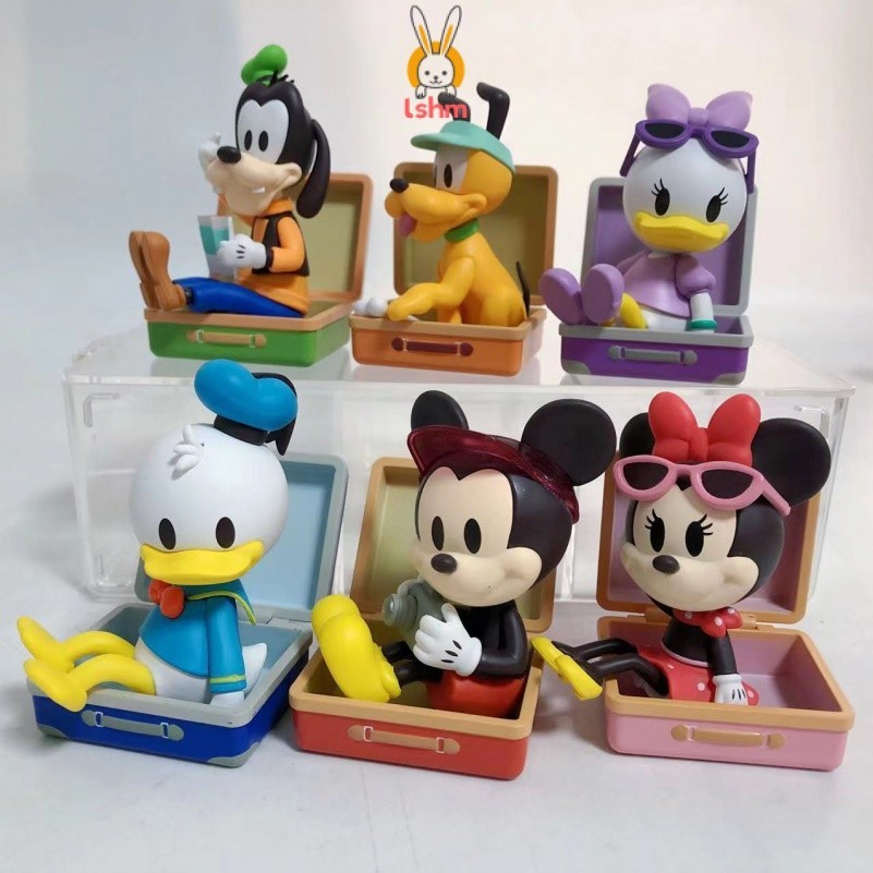 Miniso MINISO Mickey Series Travel Theme Hand-Made Fashion Play Blind ...