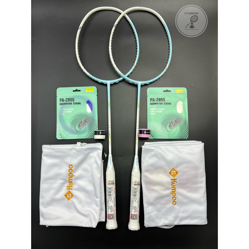 Japanese Kumppo Badminton Racket Moon (Pre-Stretched) | Shopee Philippines
