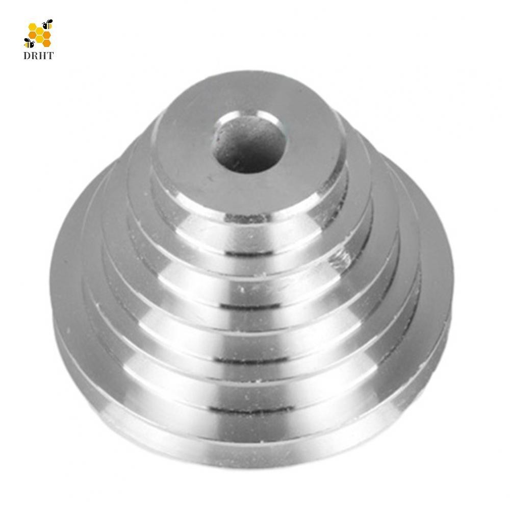 DHEART~Aluminum Pagoda Pulley Wheel for Drill Press 5 Step Speed ...