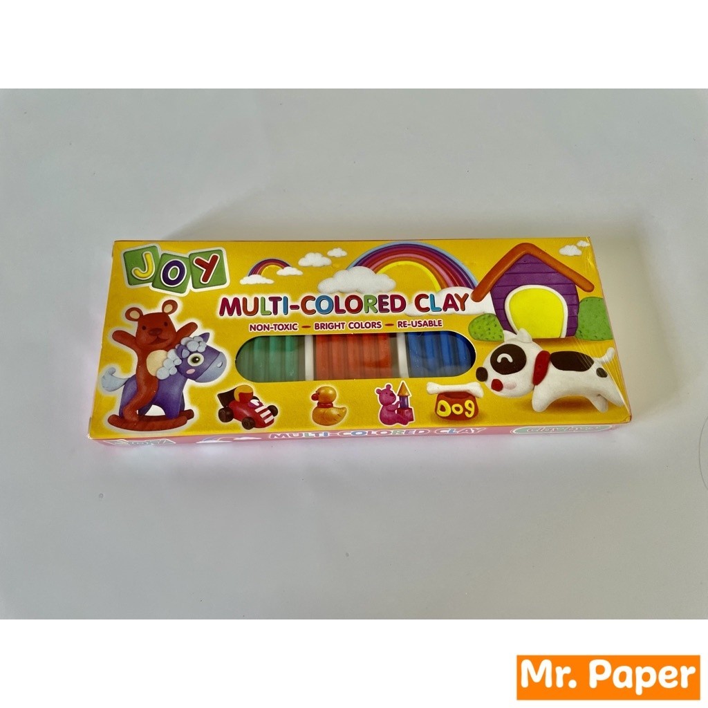 Joy Modeling Clay Bar Half Bar 5 colors | Mr. Paper | Shopee Philippines
