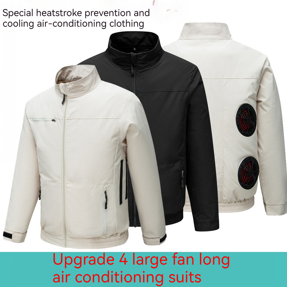 New Style Smart Air Conditioning Clothing Clothes with 4 Fans Outdoor ...