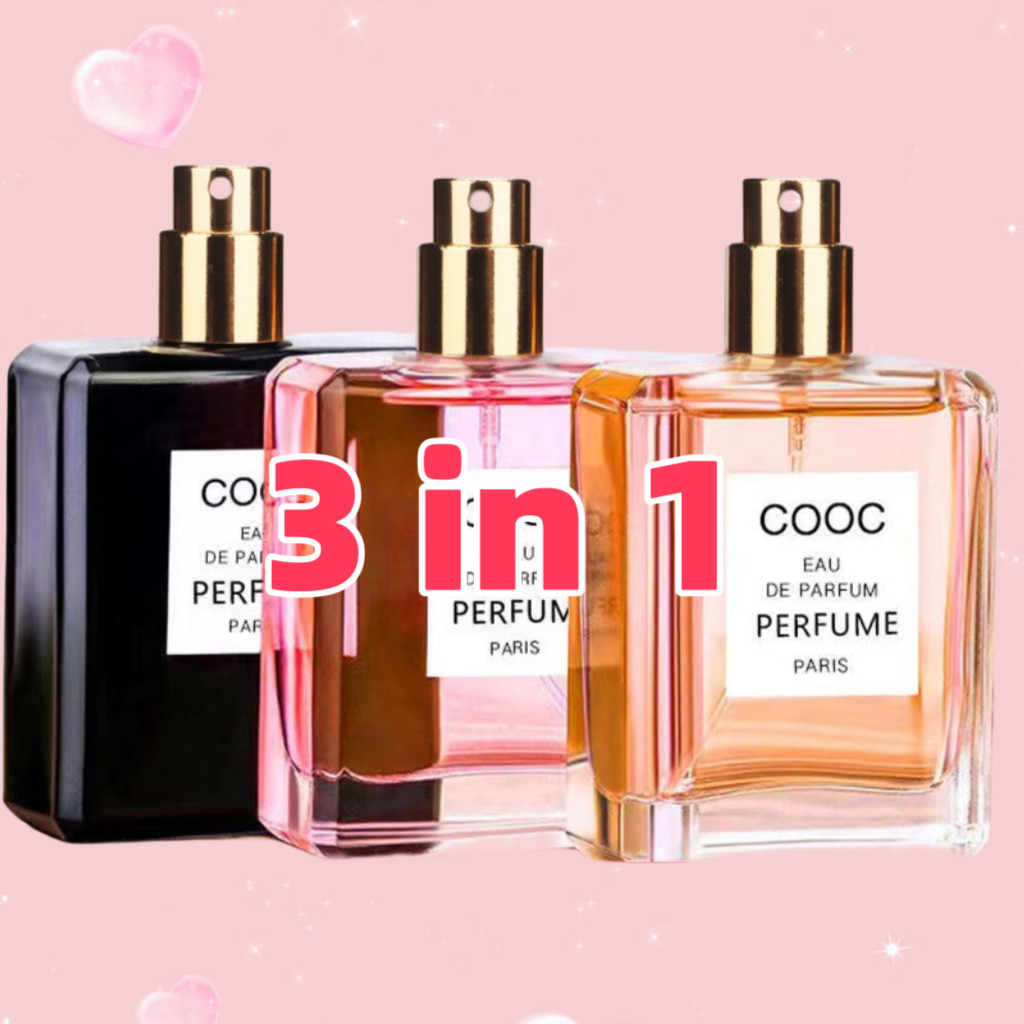 GLY(SET OF 3 PCS)Cooc Perfume Long Lasting Scent Unisex Perfume Sweet ...