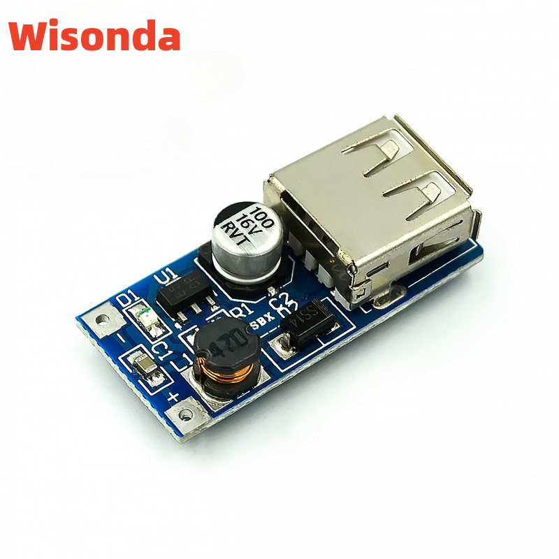 （1-5PCS）DC-DC Boost Module (0.9V ~ 5V) 600mA Boost Converter Step Up ...