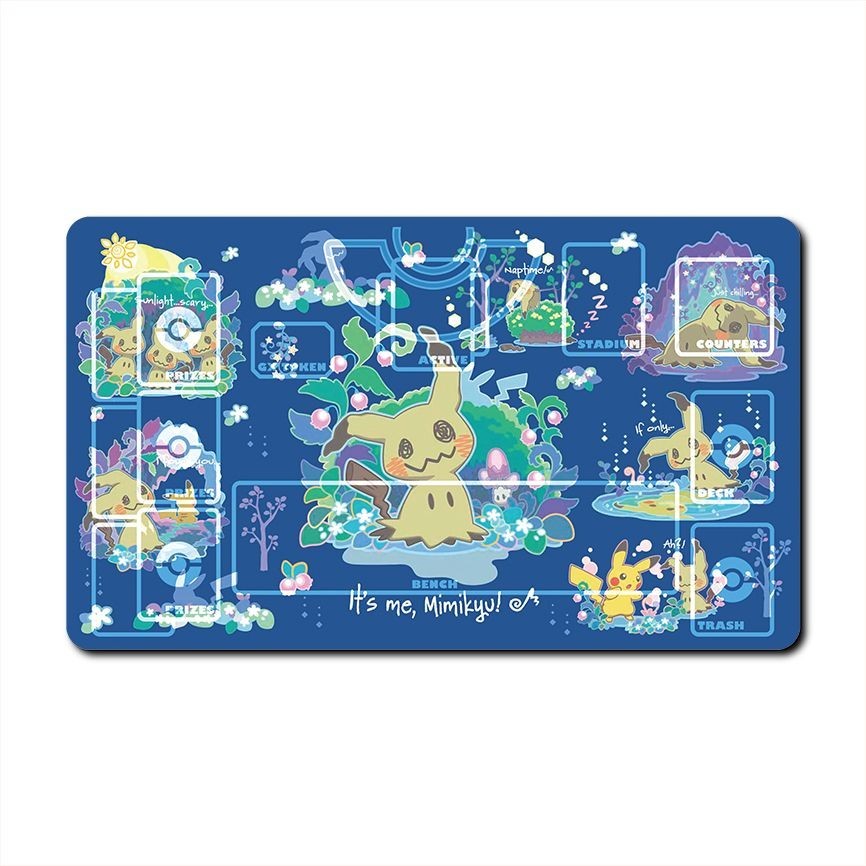 Pokemon TCG Card Mat: Gengar Ninetales Rowlet Psyduck | Shopee Philippines
