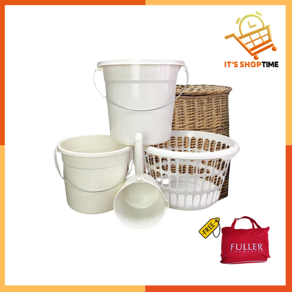 It' Shop time Laundry Bundle Set Sale and Plasticware Set | Shopee ...