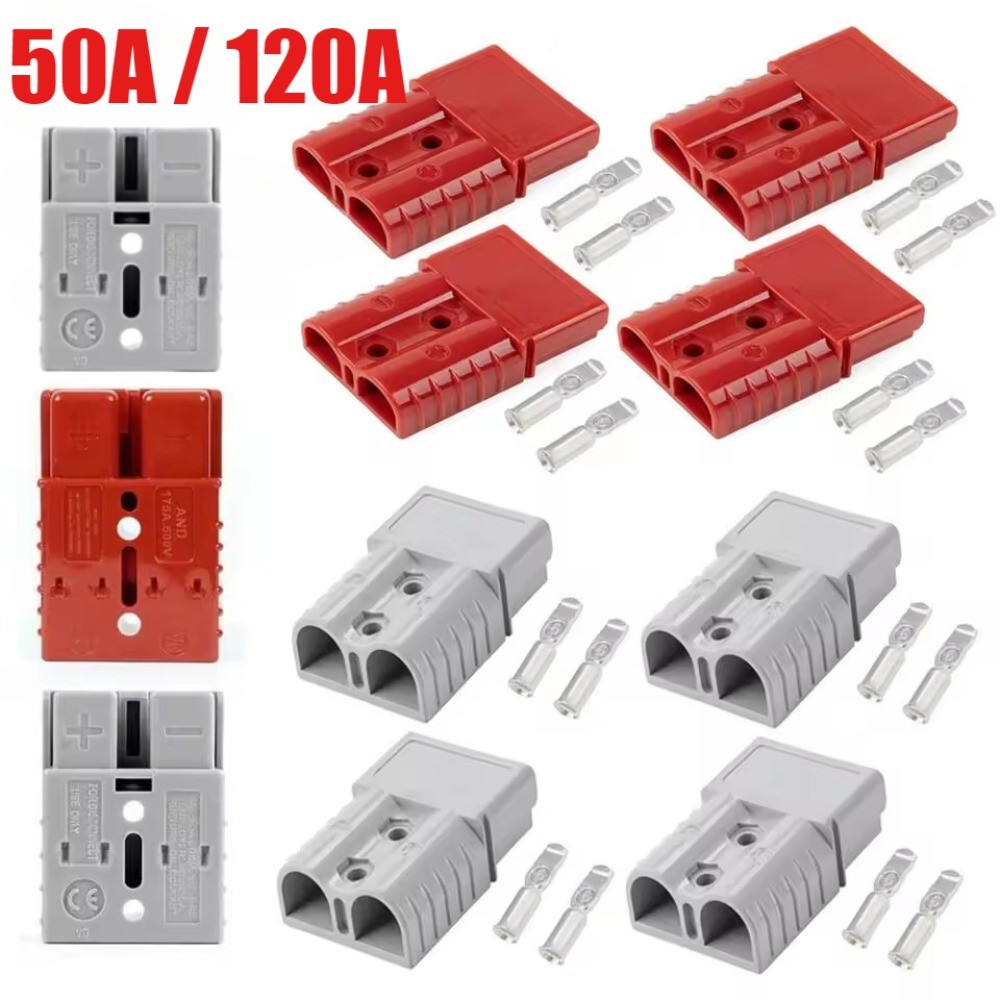 50A/120A Connector for Anderson Style Plug DC Power Solar Motorcycle ...