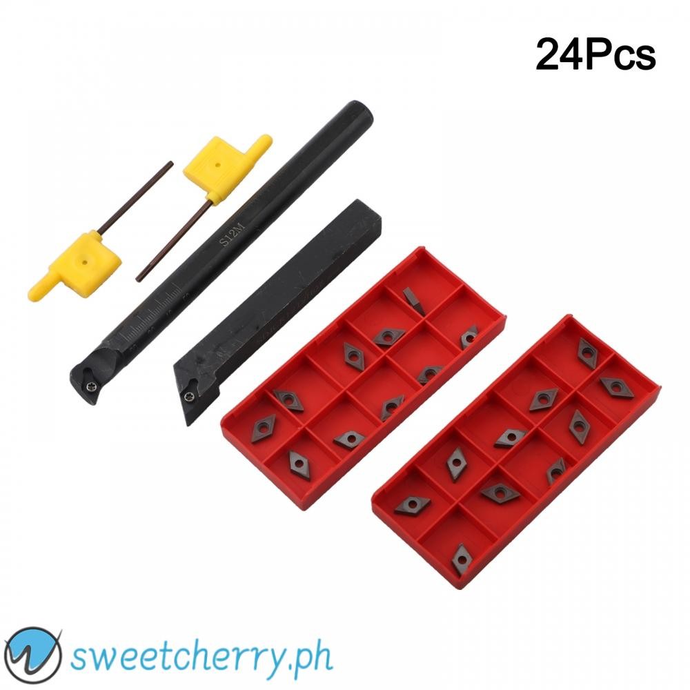 Semi Finishing Boring Bar Set 12 Inch Tools with For DCMT21 51 Inserts ...