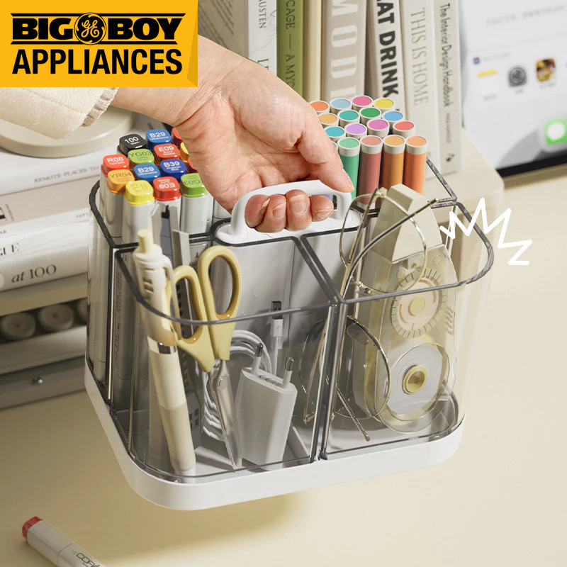 Arcylic Transparent Pen Holder Desktop Storage Box Light Luxury High ...