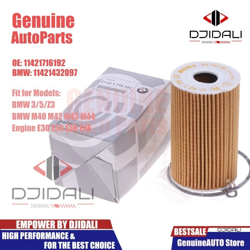New Oil Filter 11421716192 For BMW M40 M42 M43 M44 Engine E30 E34 E36 ...