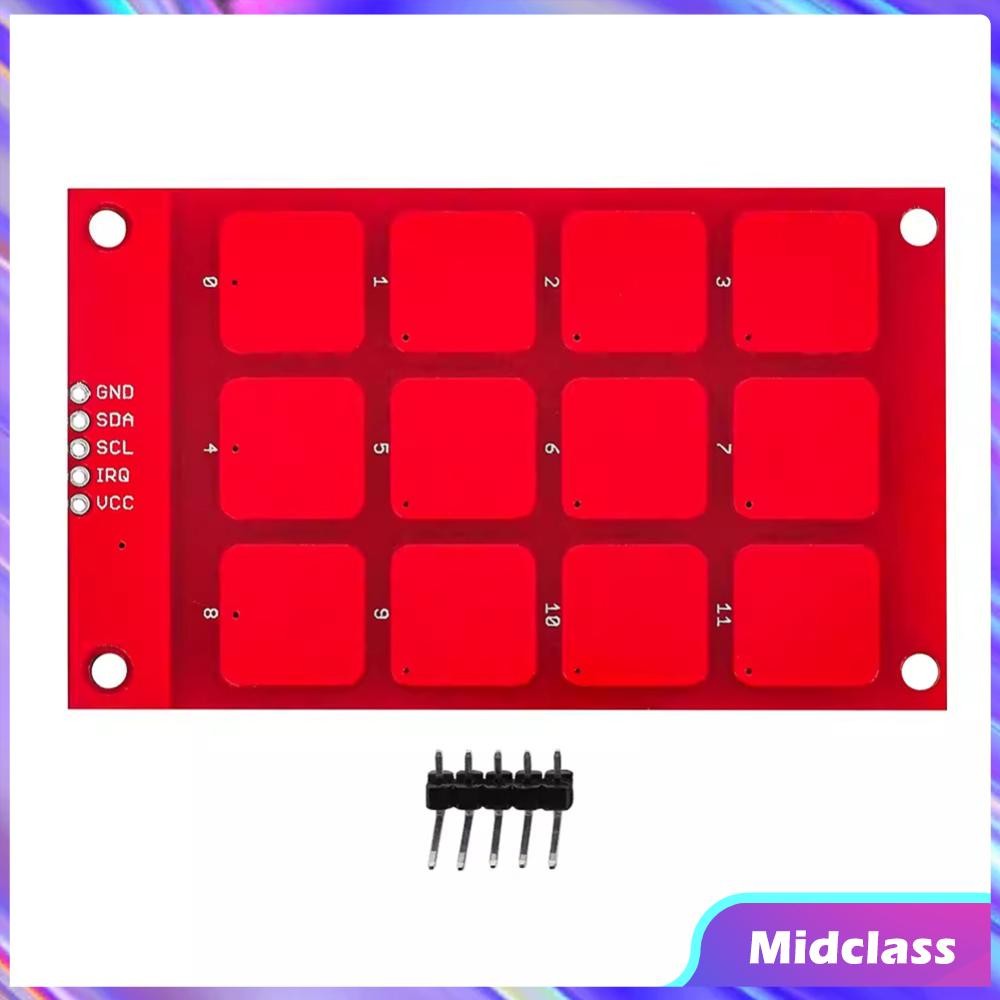 MPR121 CJMCU-122 Capacitive Touch Sensor Module 3*4 Buttons Keys Keyboard I2C Interface for ...