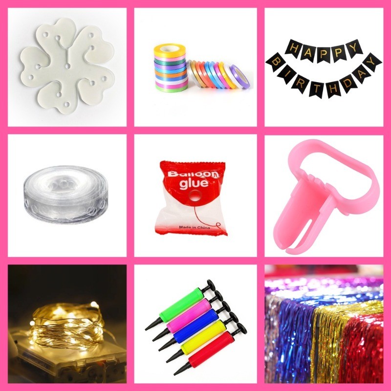 Balloon Tool Balloon Air Pump Ribbon Knotter Balloon Chain Balloon Plum ...