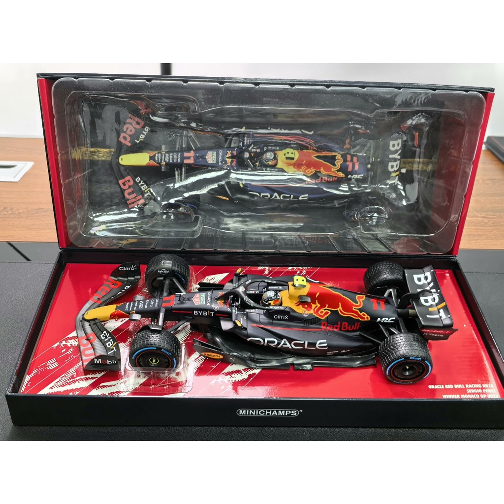 [Ready Stock] MINICHAMPS Mini Cherrek Red Bull F1 Fleet 1/18 Racing Car ...