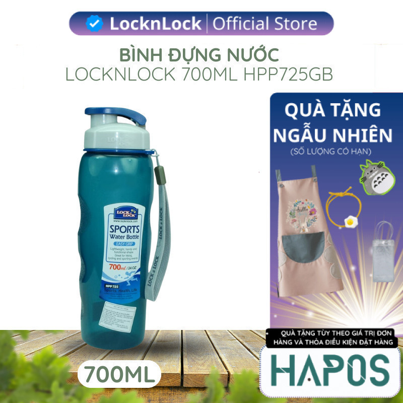 Genuine 700ml sports water bottle Lock&Lock HPP725GB - Hapos Mall ...