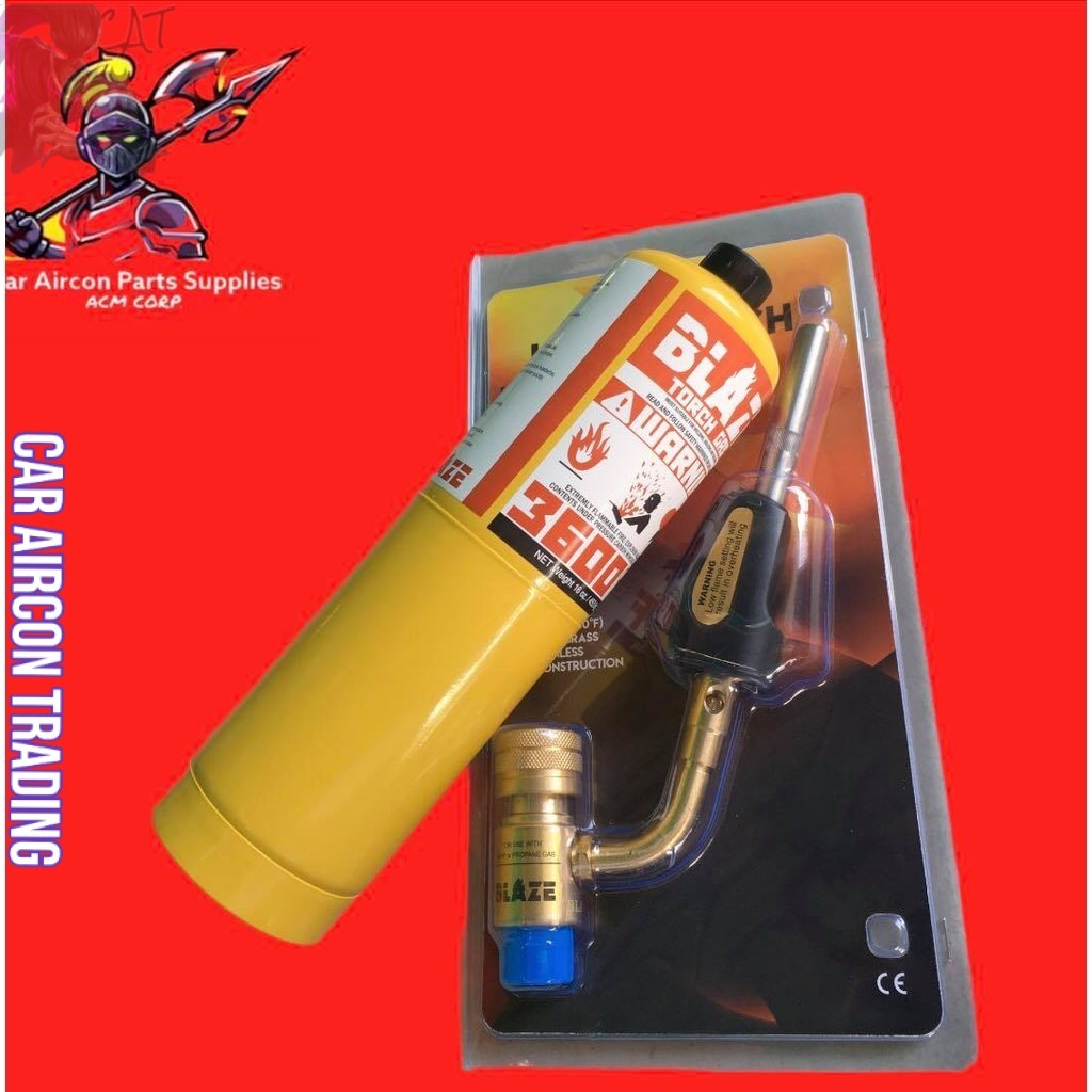 MAPP GAS + TORCH combo brazing with igniter airconditioning car aircon ...
