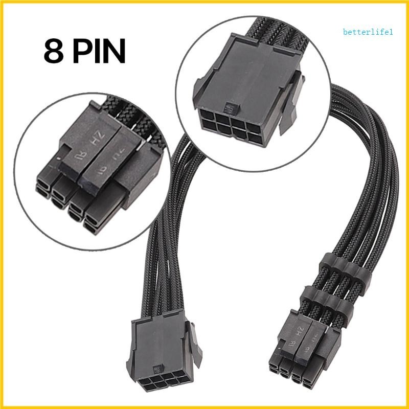 BTM CPU 8 Pin to 8pin 4+4 Power Cord CPU 8Pin Cable for Powering Computer Mainboard | Shopee ...