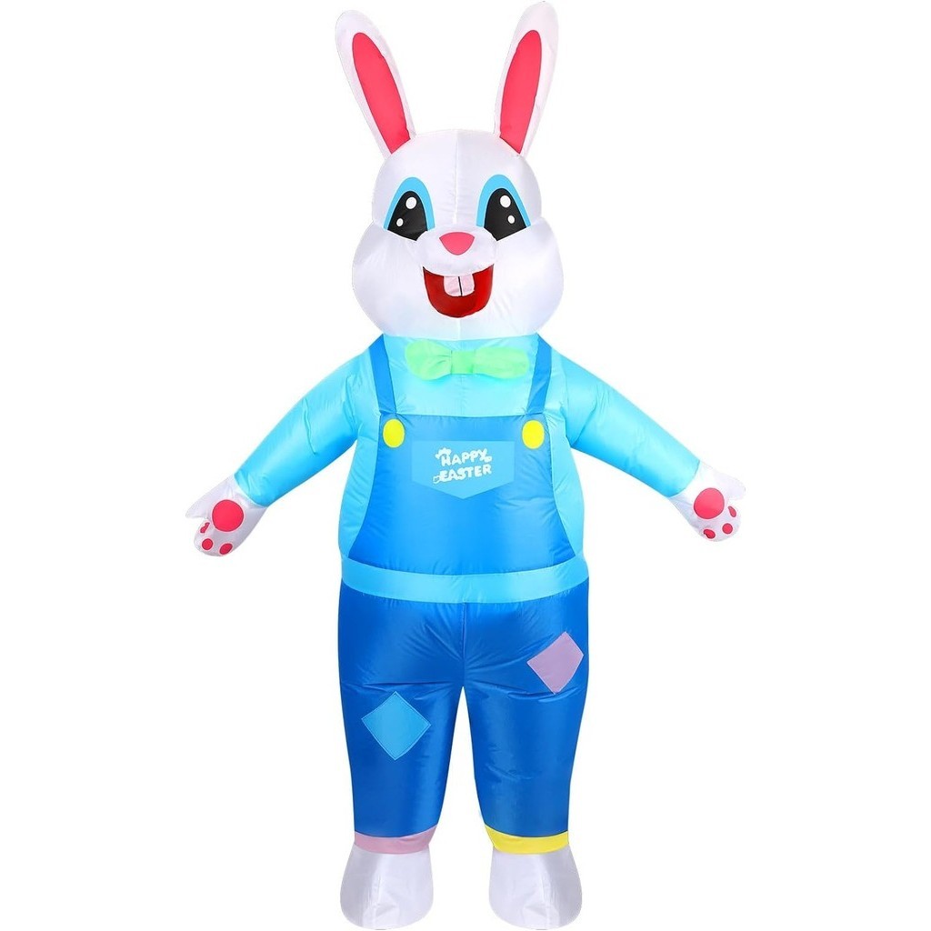 Easter Bunny Costume, Inflatable Costume for Adult Easter Bunny Outfit ...