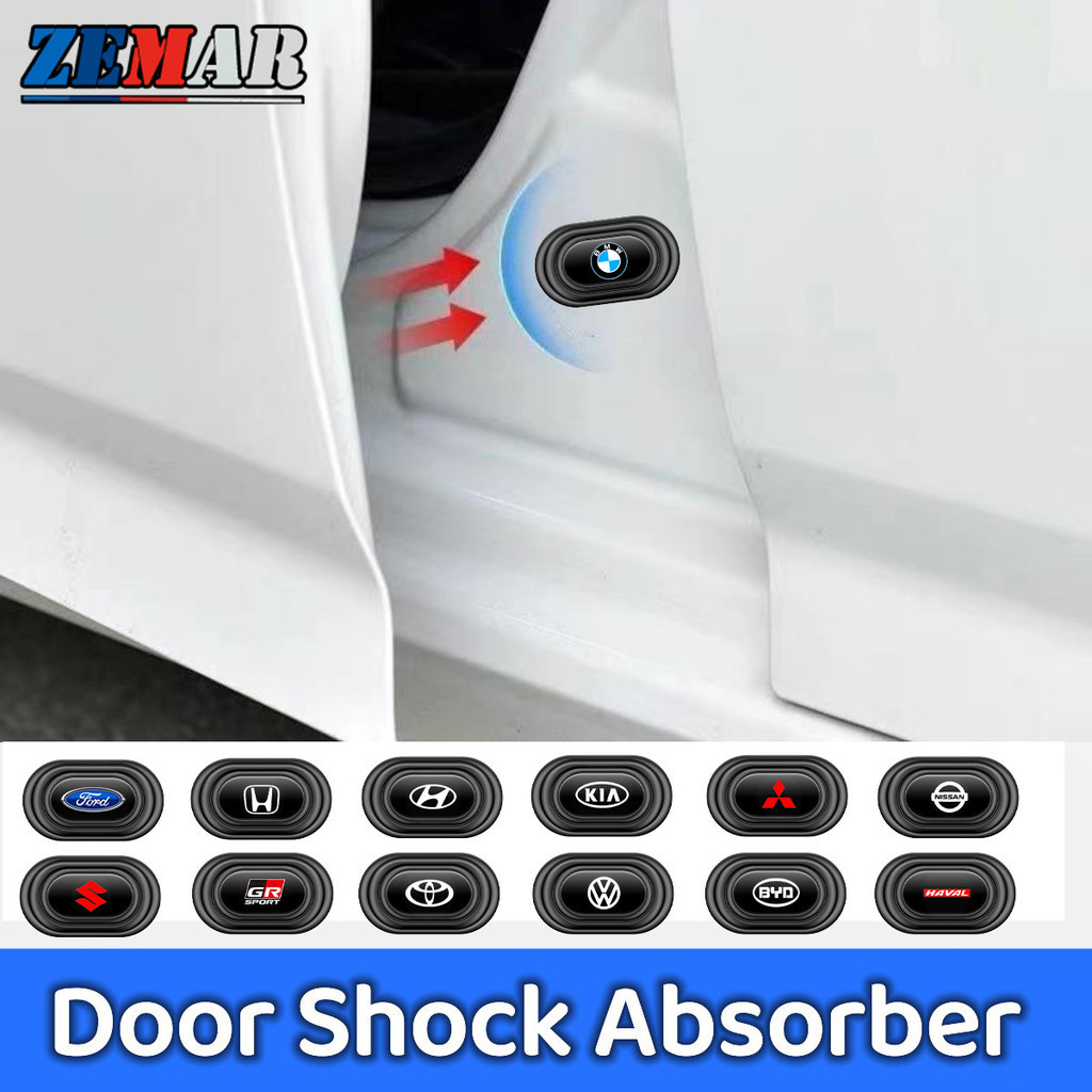 12Pcs Car Door Shock Absorber Trunk Shock Silencer Pads Sound Proof ...
