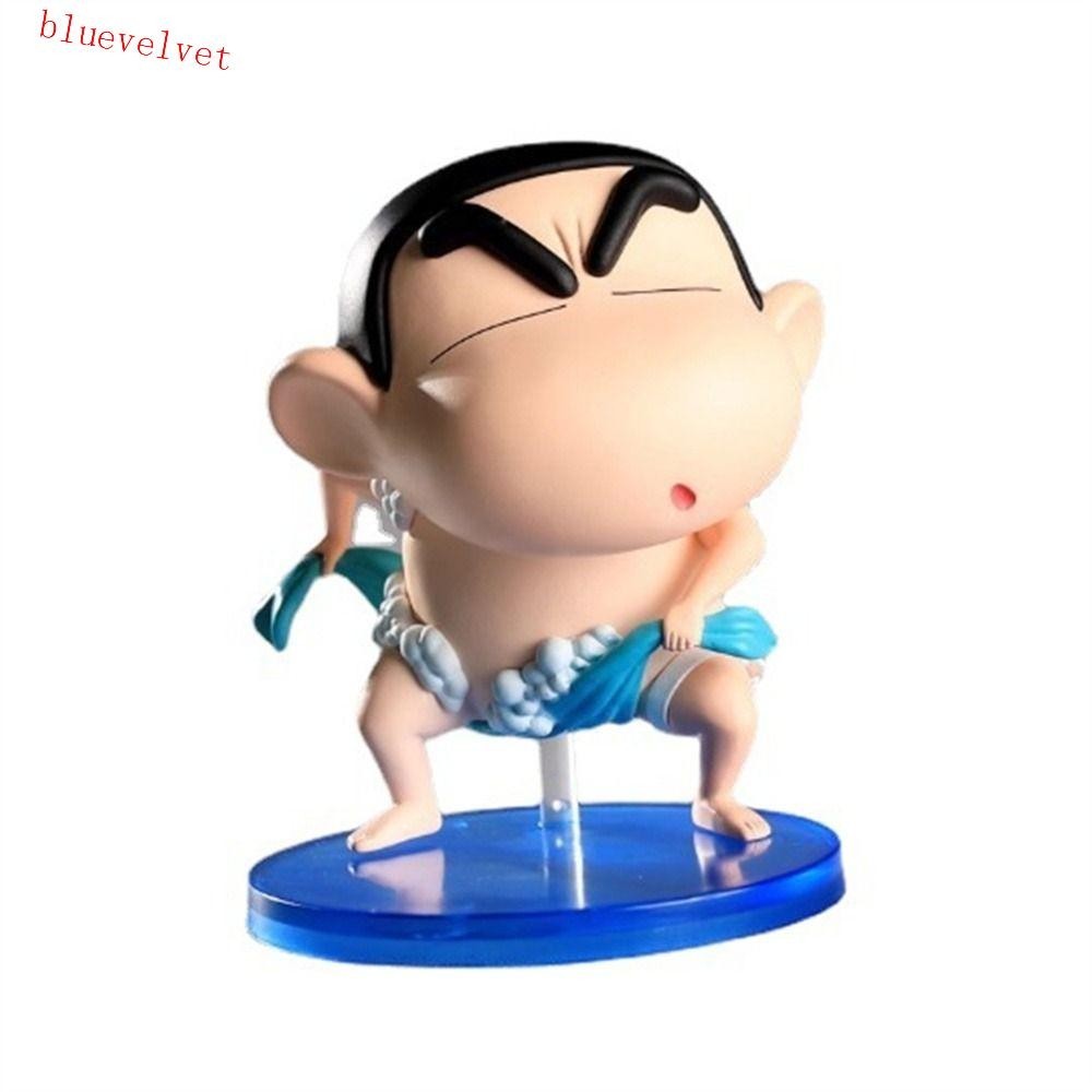 BLUEVELVET Crayon Shin Chan Figure Kids Toy Birthday Gifts Crayon Shin ...