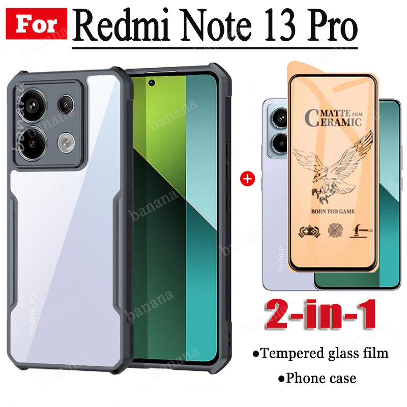 2in1 Redmi Note 13 Pro+ Note 13 Pro Note 13 4G 5G Acrylic Phone Case ...