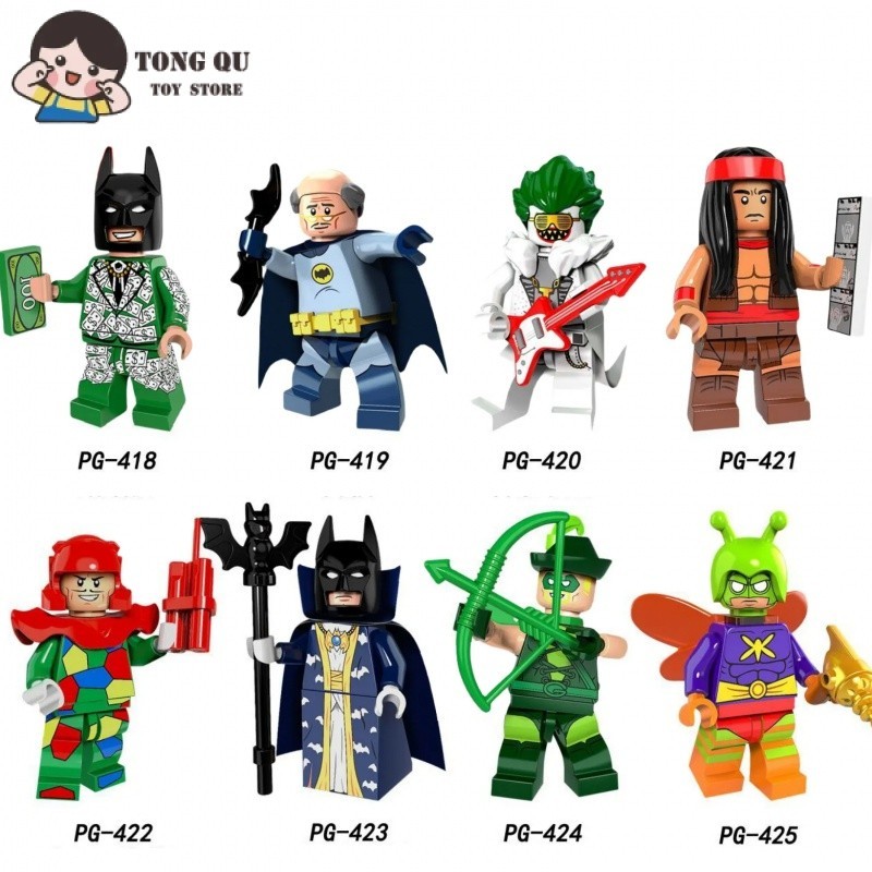 Superhero Minifigures Batman Alfred Building Block Doll Collection ...