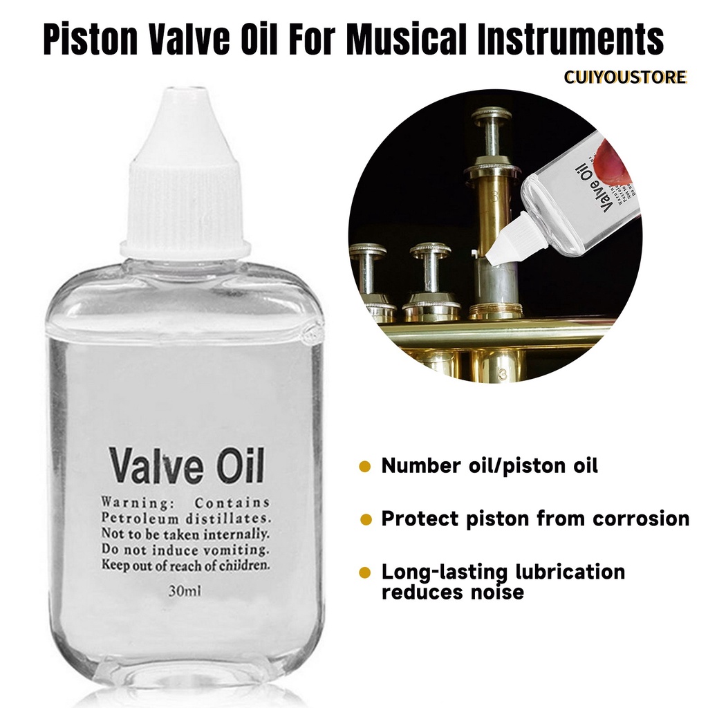 Cuiyuzpy 30ML Piston Valve Oil Trumpet Trombone Horn Tuba Brass ...