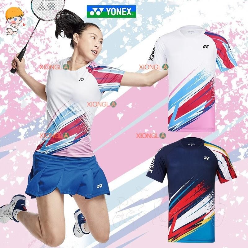 Yonex Women Badminton T-shirt 45-60KG New Badminton T-shirt Jersey Quick Drying Badminton ...