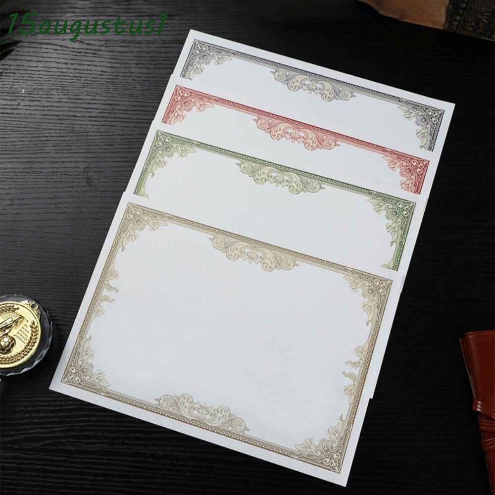 AUGUSTUS 10 Sheets A4 Certificate Inner Page, Plain Inner Page ...