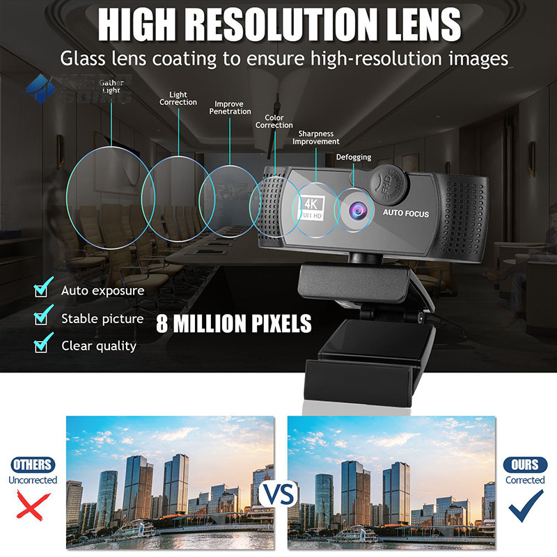 Keep Going＞ 8K Webcam 4K 1080P Full HD Web Camera Auto Focus With ...