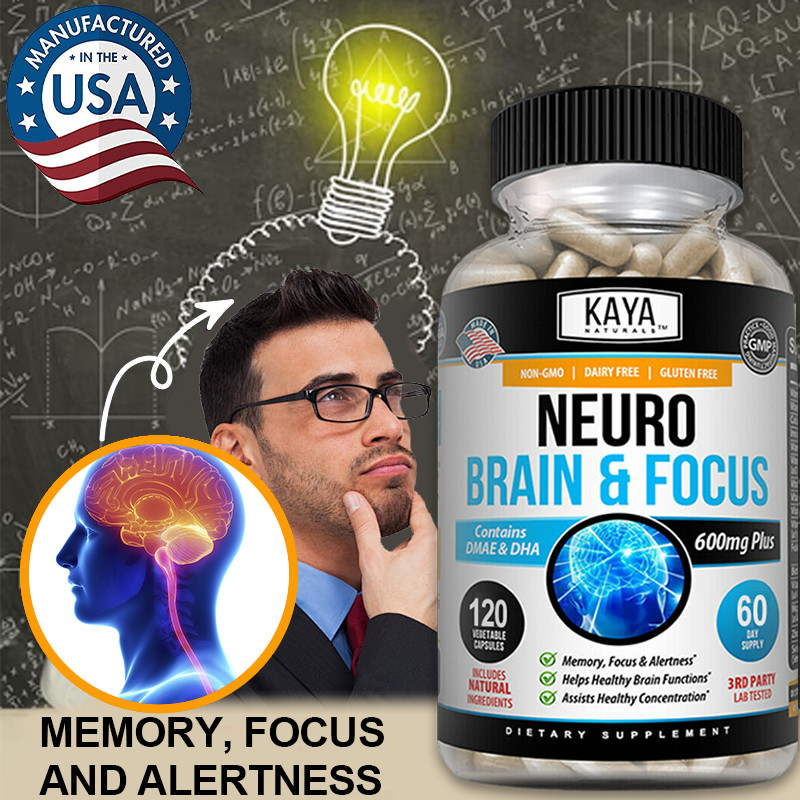 Nootropic Brain Supplement for Memory, Focus, and Concentration - Cognitive Support Brain ...