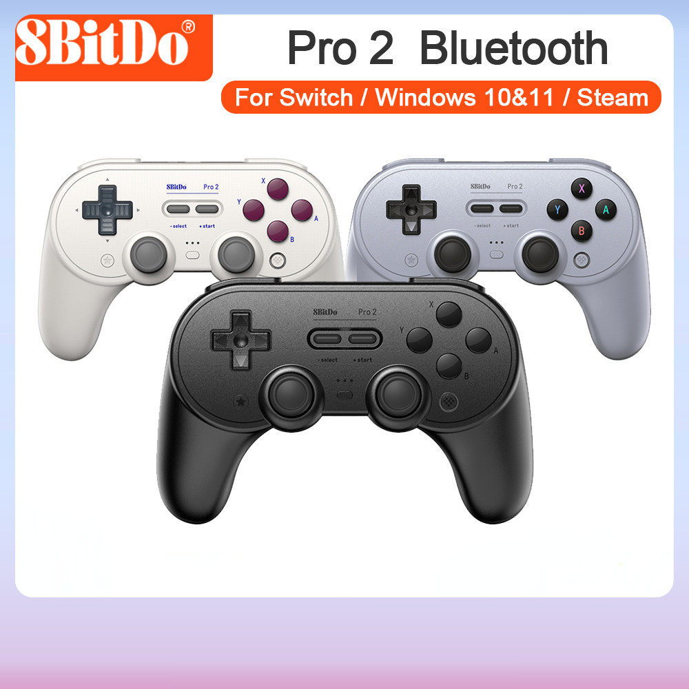 8BitDo Pro 2 Bluetooth Gamepad Controller with Joystick for Nintendo ...