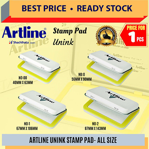 Artline Stamp Pad Un-ink / Artline Chop Pad / Artline Stamp Pad ...
