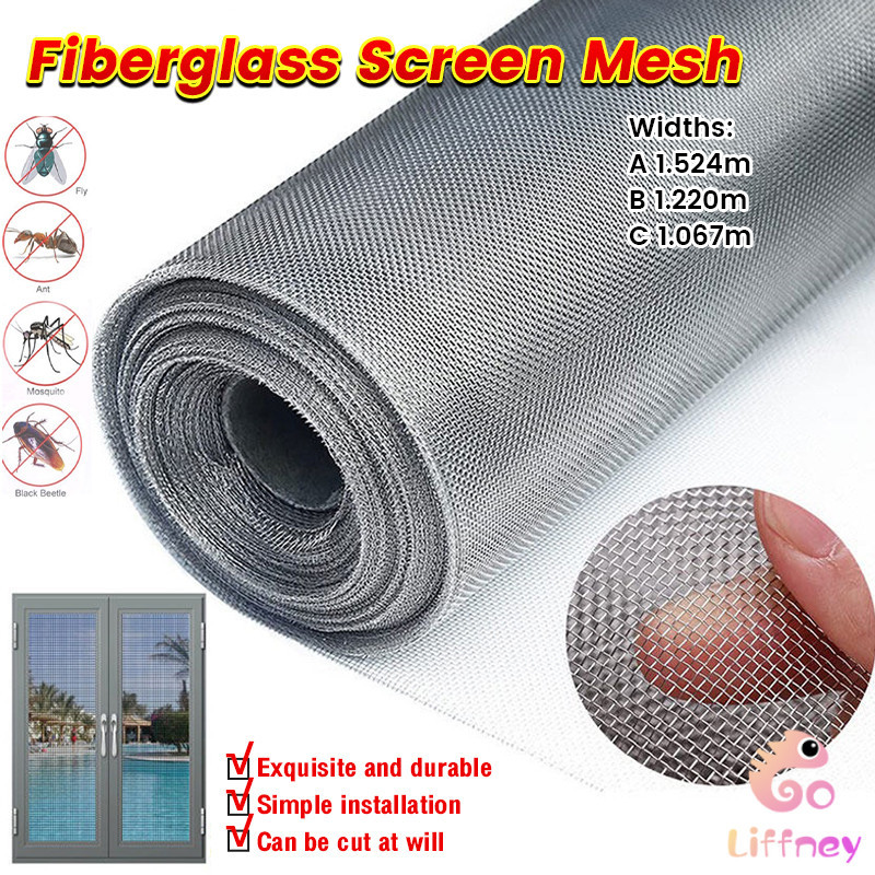 LFN Windows Screen and Screen Door Replacement DIY Durable Fiberglass ...