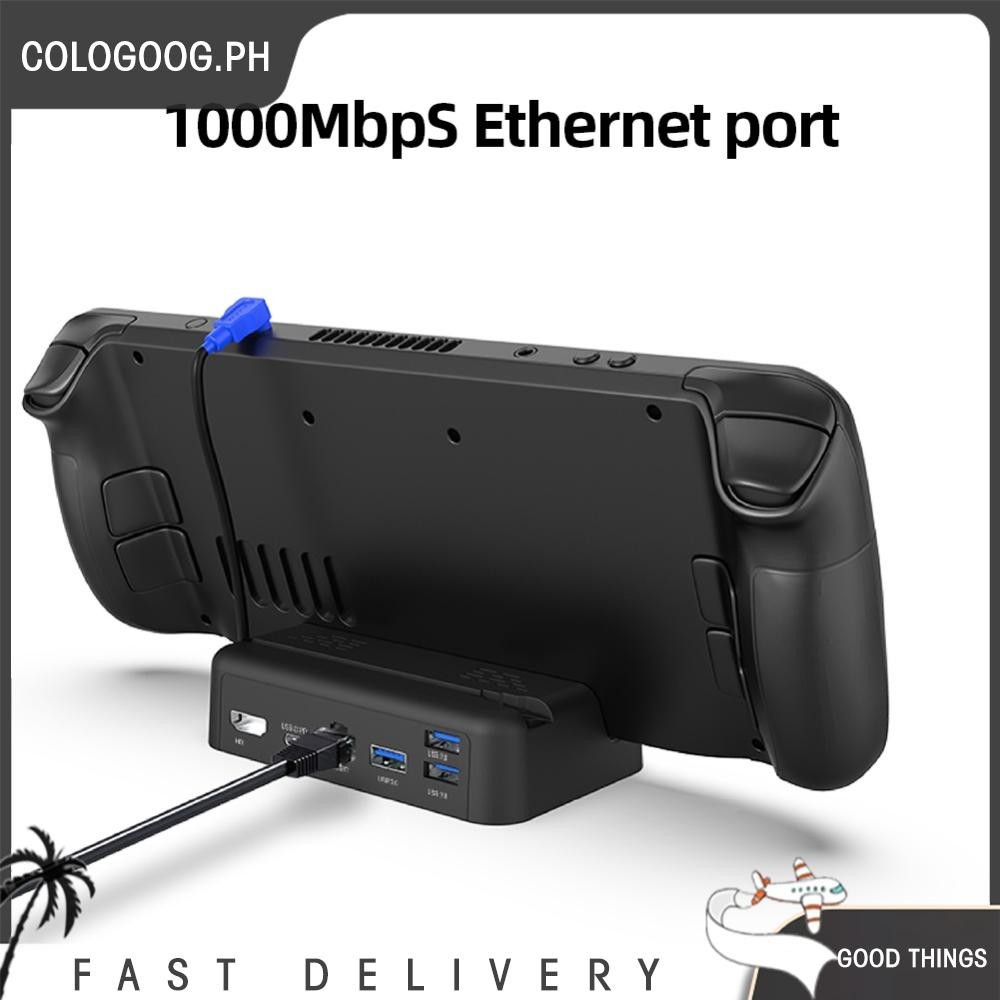 6 in 1 Docking Station RJ45 Gigabit Ethernet Game Console TV Dock for ...