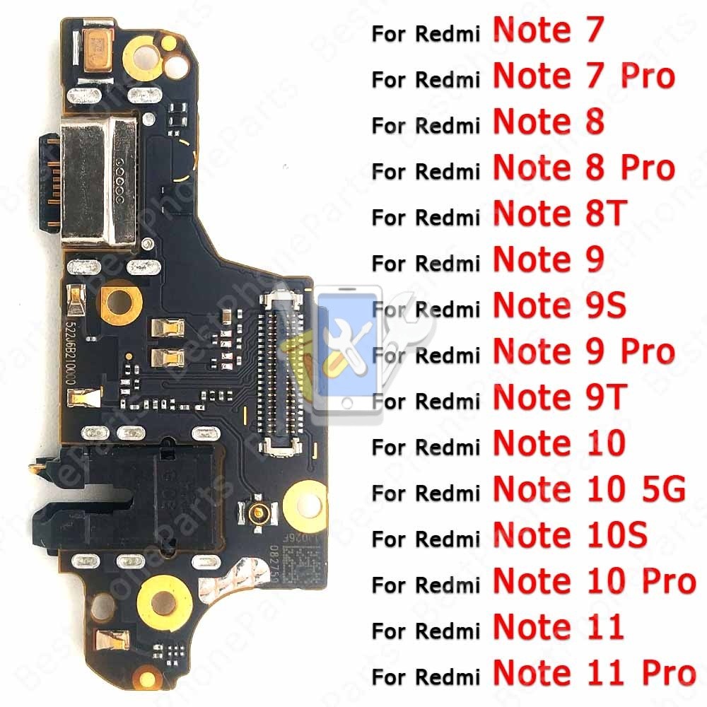 Charging Board For Xiaomi Redmi Note 11 10 10S 9 9S 9T 8 8T 7 Pro ...