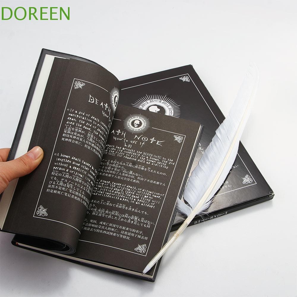 DOREEN Death Note Notebook for Gift Role Playing Anime Leather Diary ...