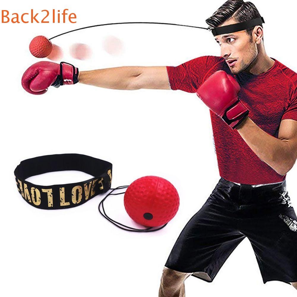 BACK2LIFE Boxing Ball With String Sanda Training Thai Boxeo Home ...