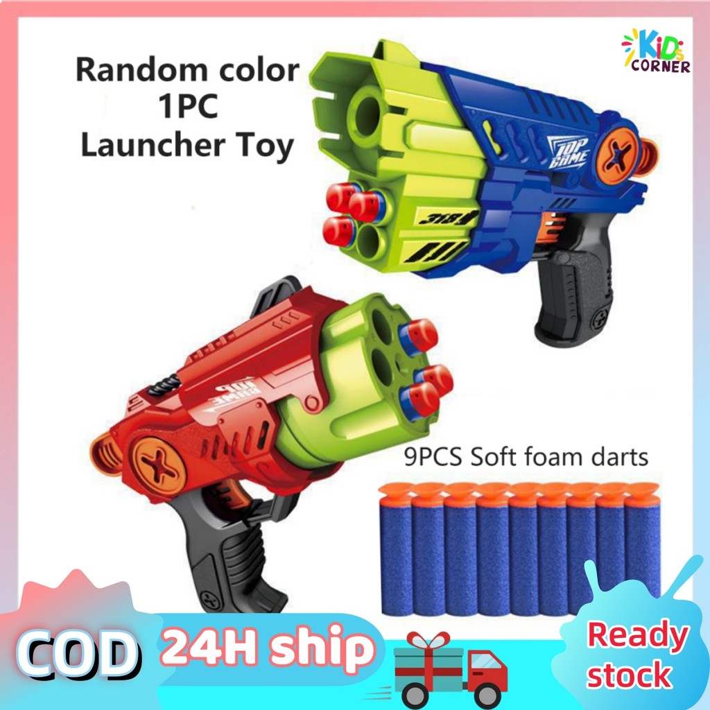 Bullets Gun Toy Children Soft Bullet Gun Toys for Kids with 9 Bullet ...