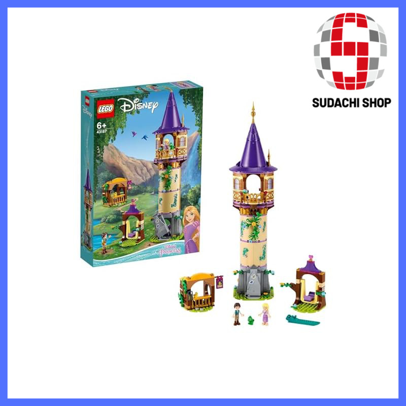 LEGO Disney Princess Rapunzel's Tower 43187 Toy Blocks Gift Princess ...