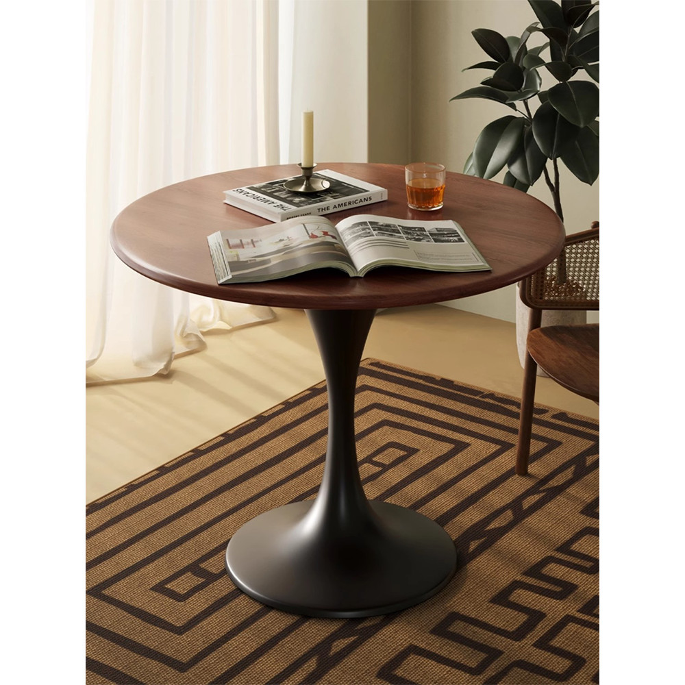 Coffee Table Meeting Small Round Table Rest Area Reception Guest ...