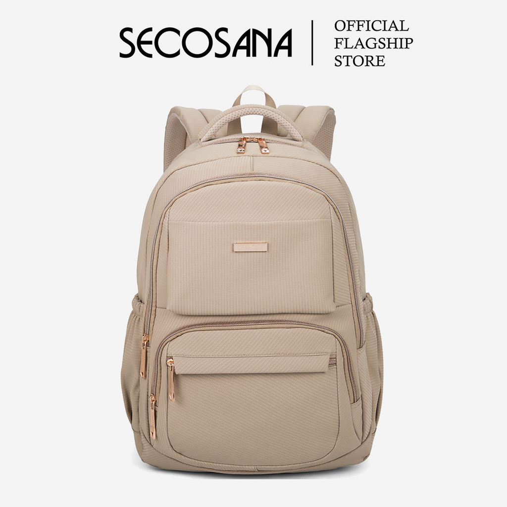 SECOSANA Akirah Plain Laptop Backpack | Shopee Philippines